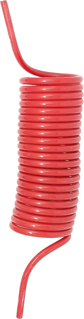 Retractable coil - no fittings (red) – daws-stores