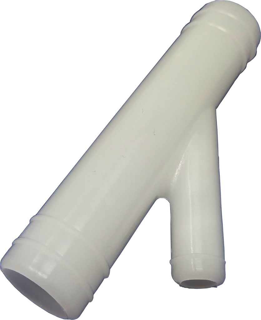 Y Piece for Cluster flush white – daws-stores