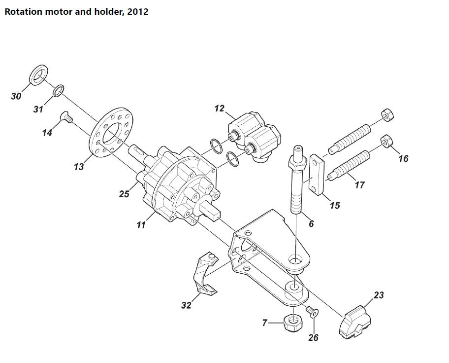 ROTATION MOTOR AND HOLDER, 2012 – daws-stores